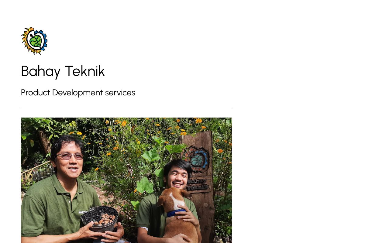 Bahay Teknik: products, links, and services